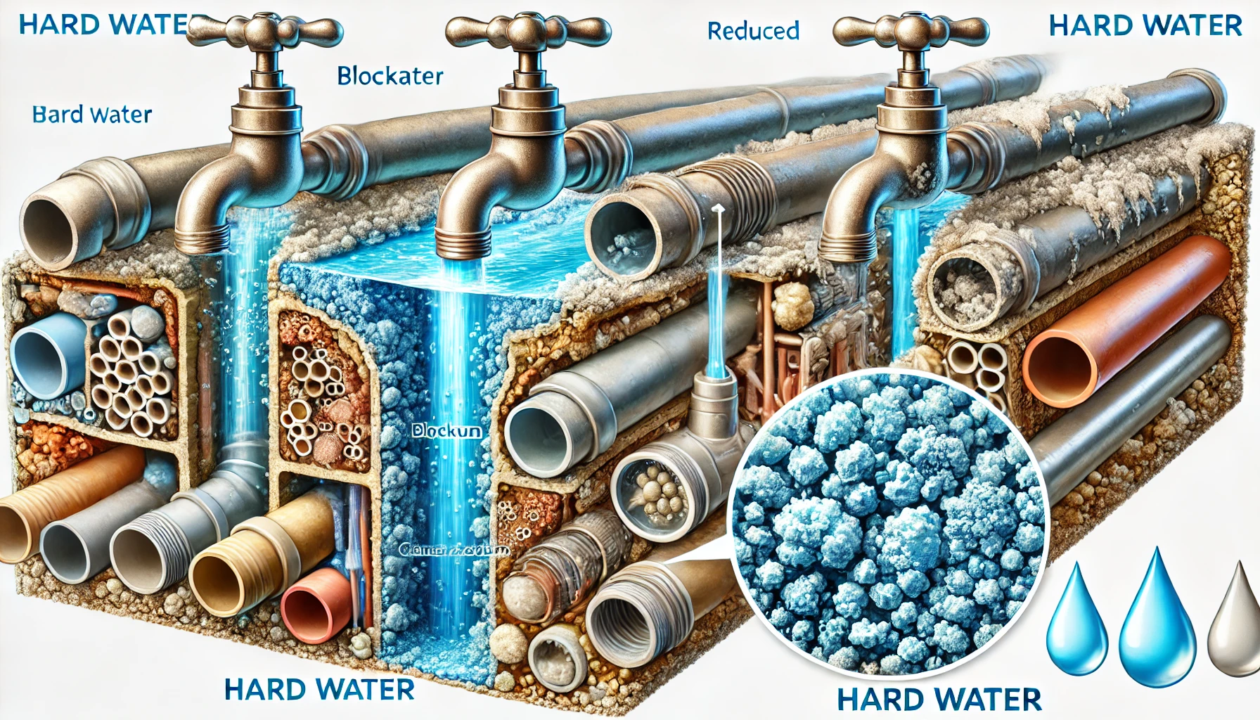 How does hard water affect your plumbing system?